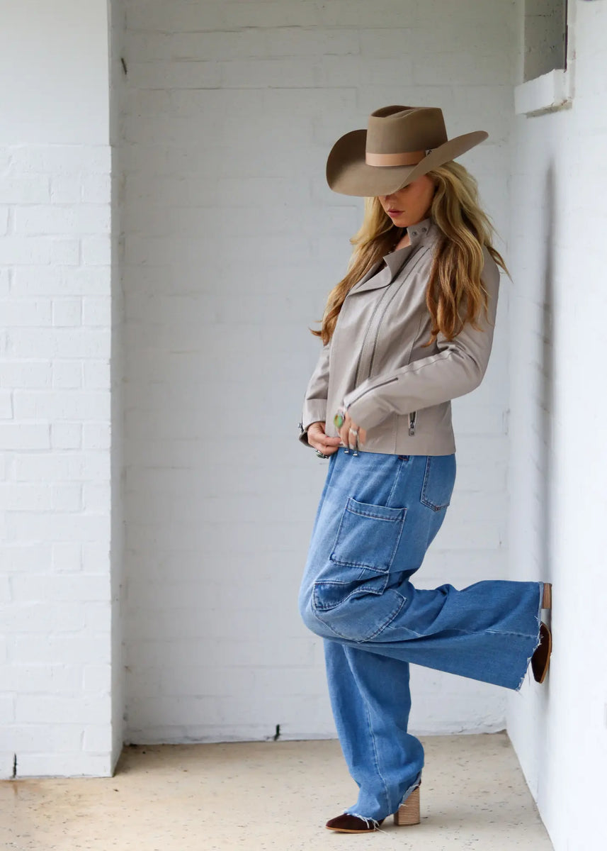 Motto Leather Jacket – Morris Kaye Furs